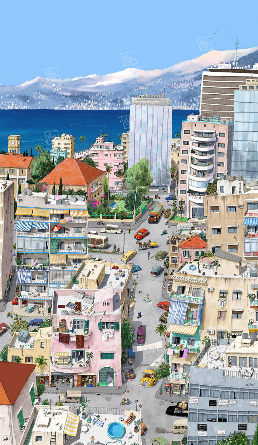Take Beirut With You Colored – Maya Fidawi